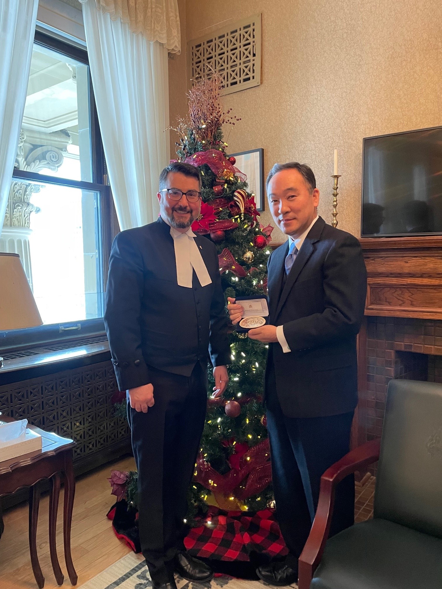 Consul-General Wajima made a courtesy call to the Government of Alberta ...